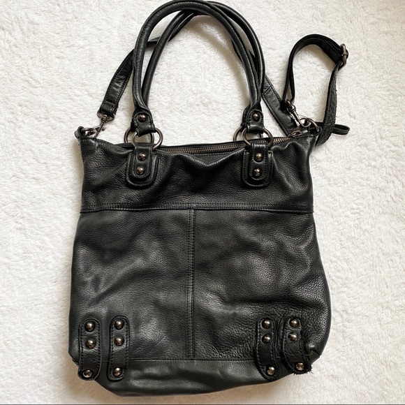 Linea Pelle | Bags | Linea Pelle Dylan Tote Matte Black Leather | Poshmark